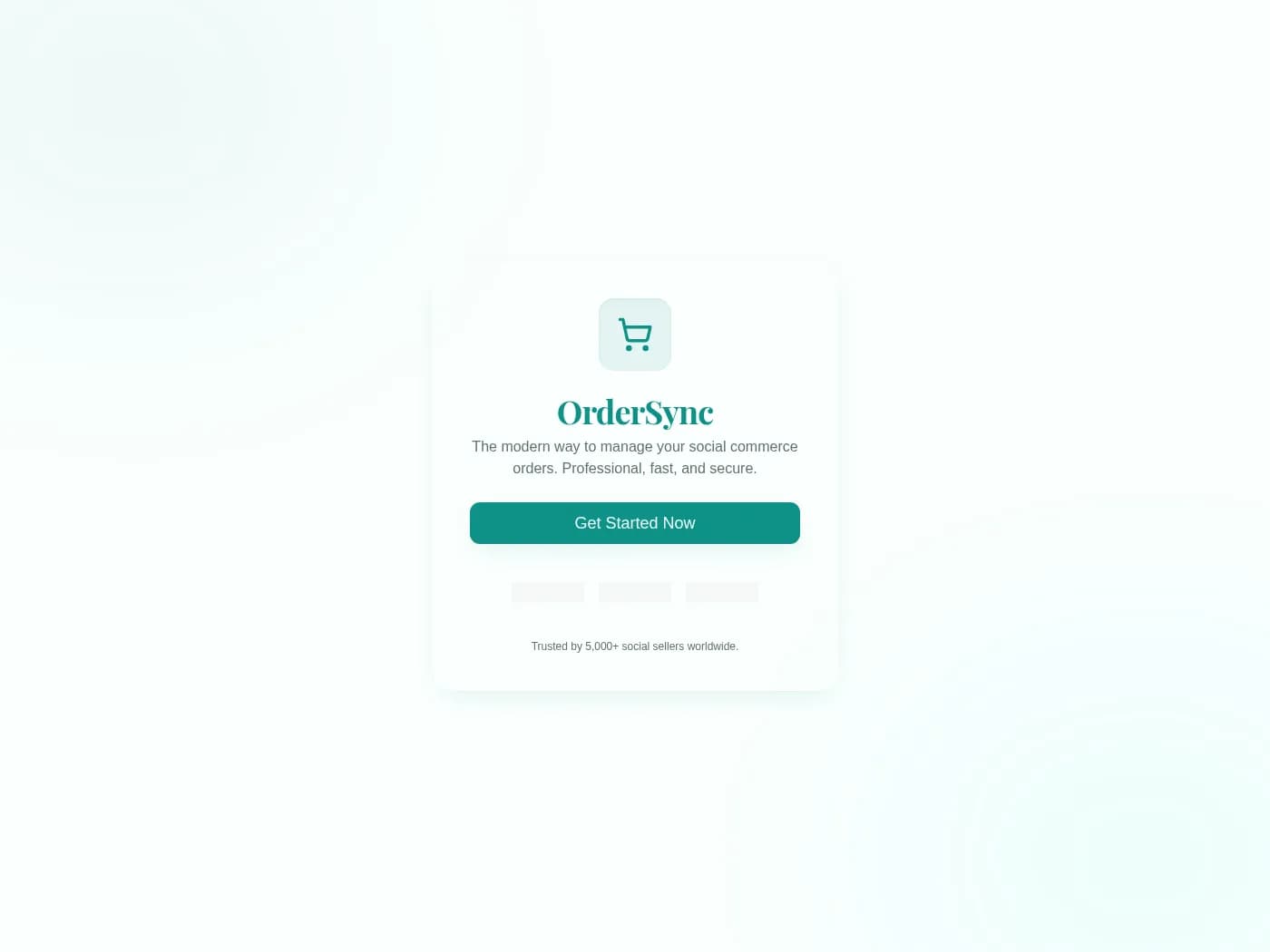FB OrderSync SaaS