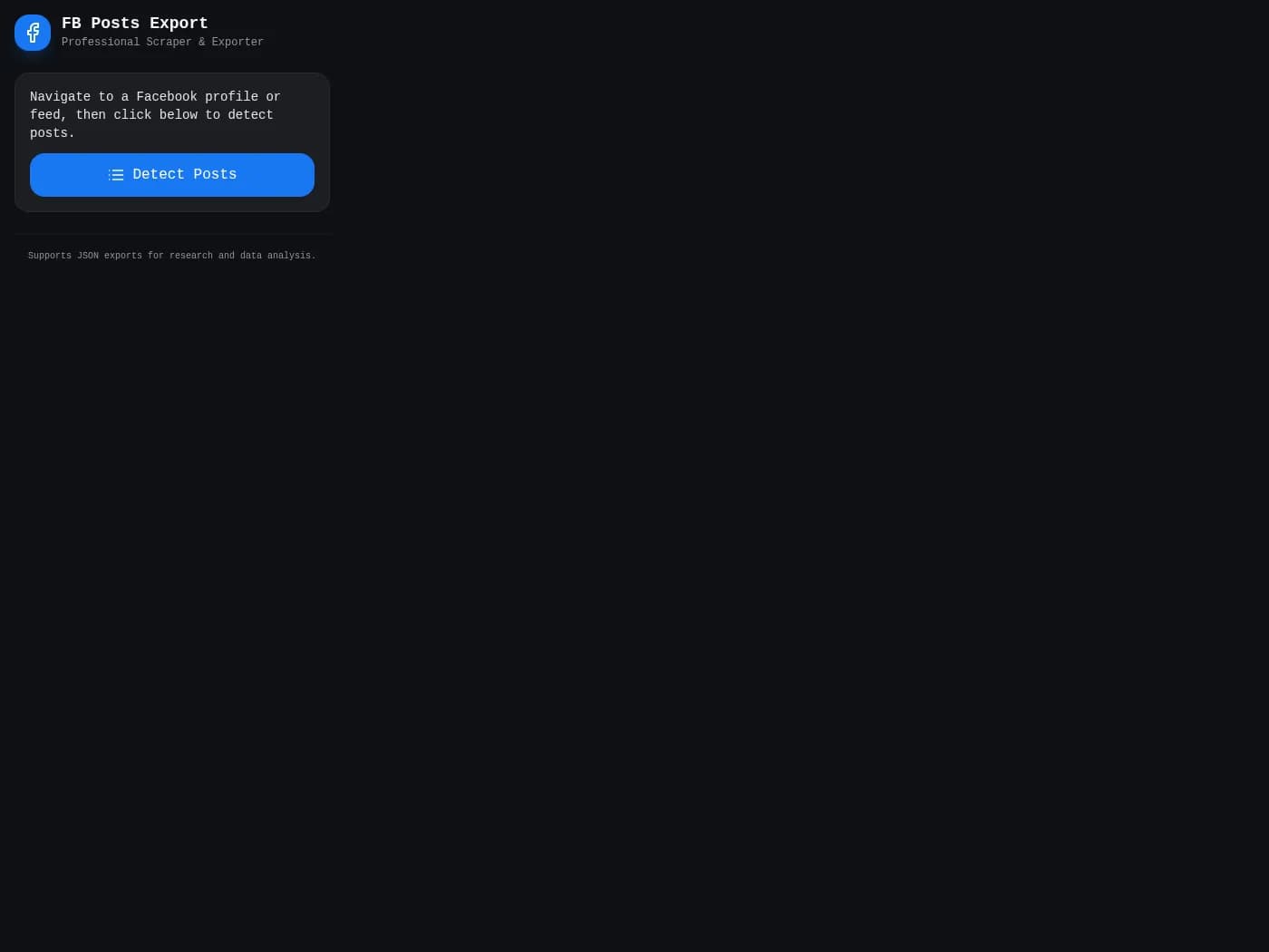 FB Posts Export Pro