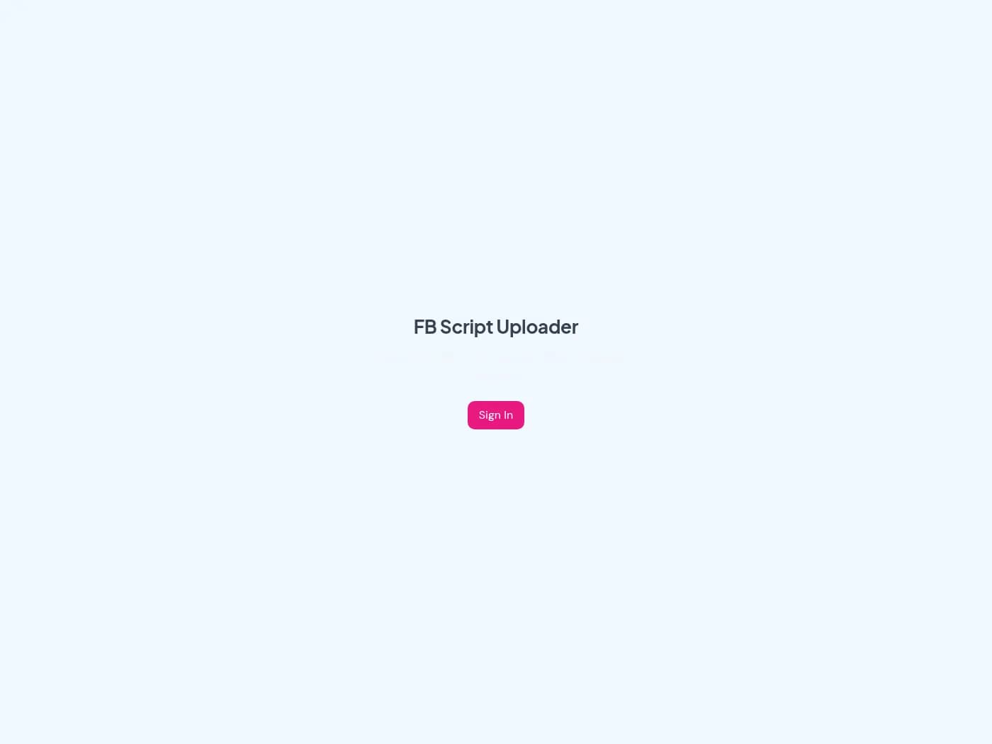 FB Script Uploader