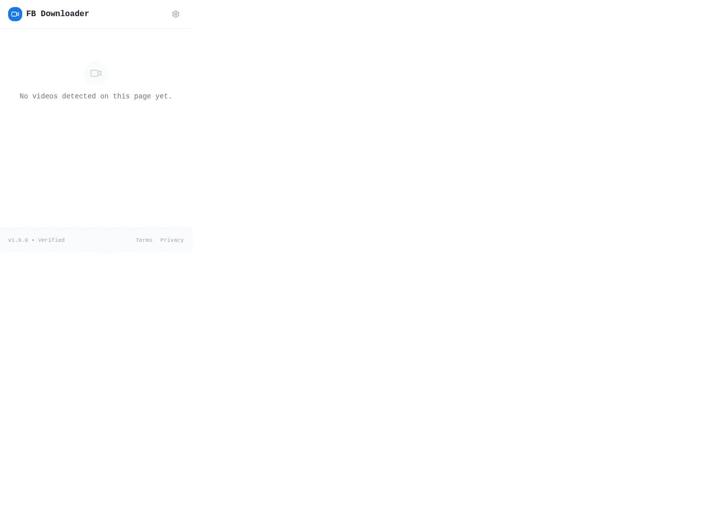 FB Video Downloader Extension