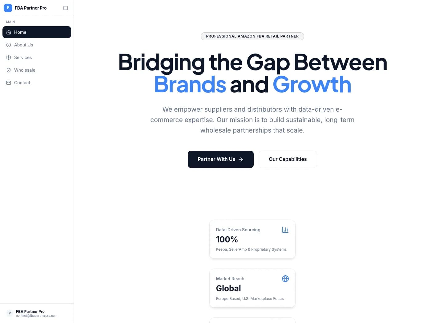 FBA Partner Pro Site