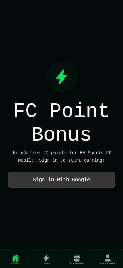 FC Point Bonus App