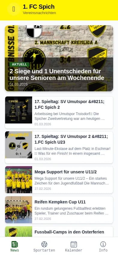FC Spich APP