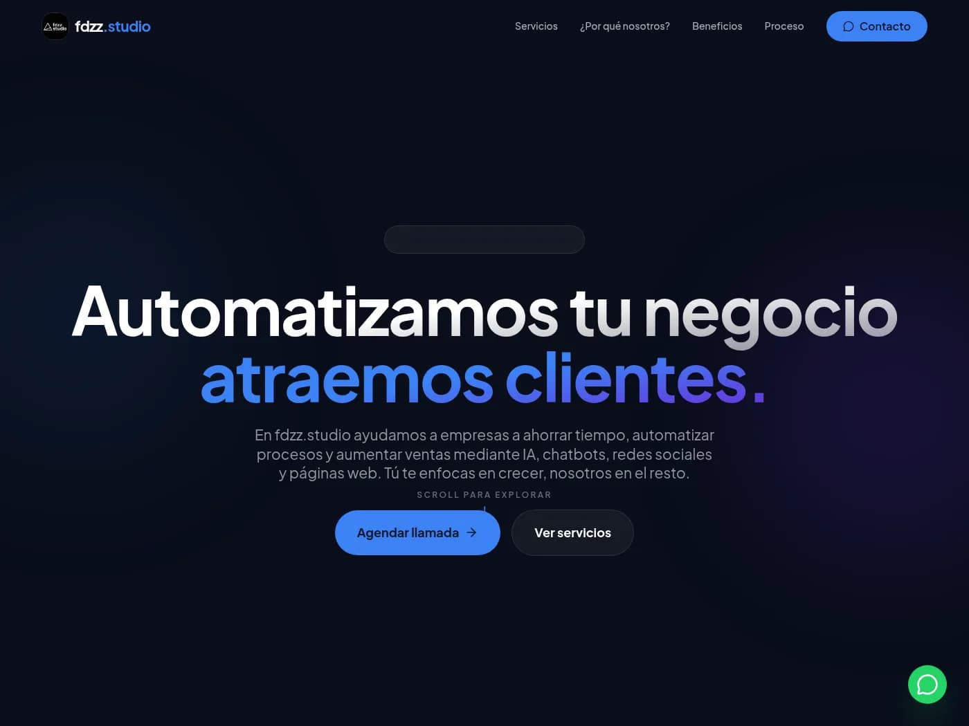 FDZZ Studio Agency Site