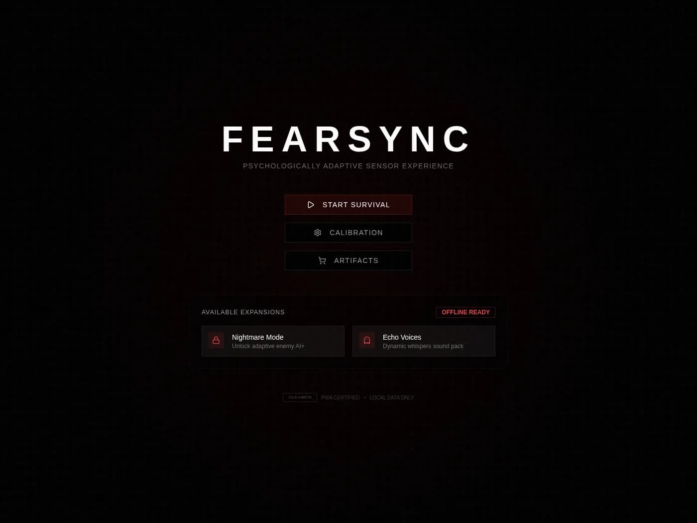 FearSync: Adaptive Horror Game