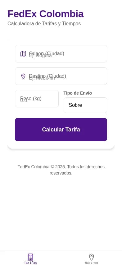Fedex Clone Plus Tracking