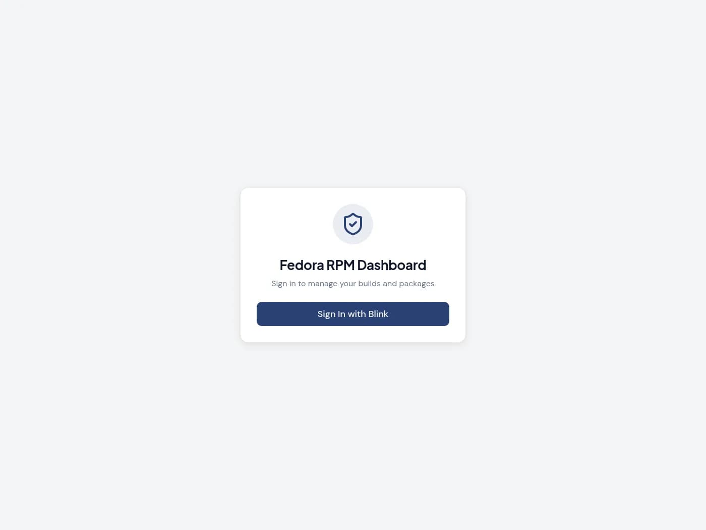 Fedora RPM Dashboard