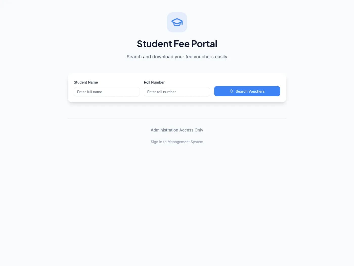 Tuition Fee Manager