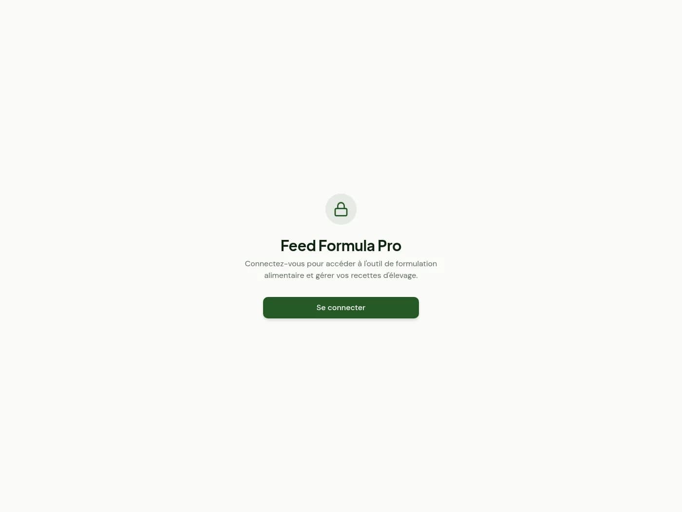 Feed Formula Pro