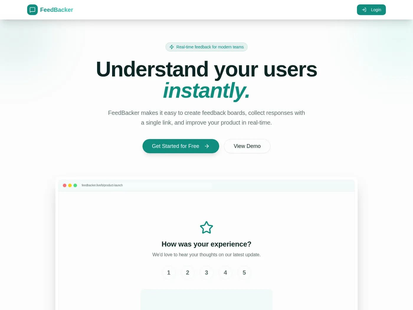 Instant Feedback App