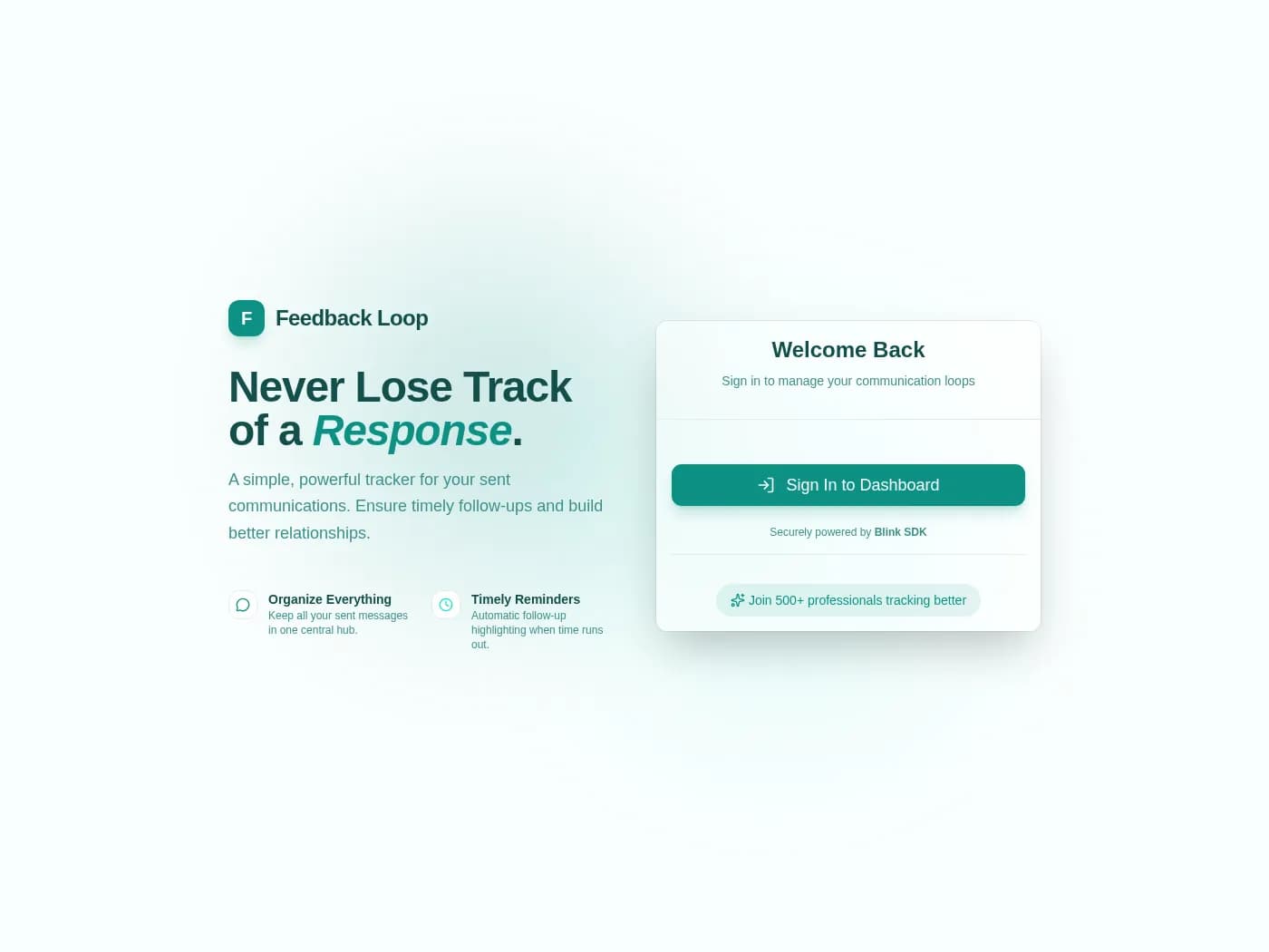 Feedback Loop Tracker
