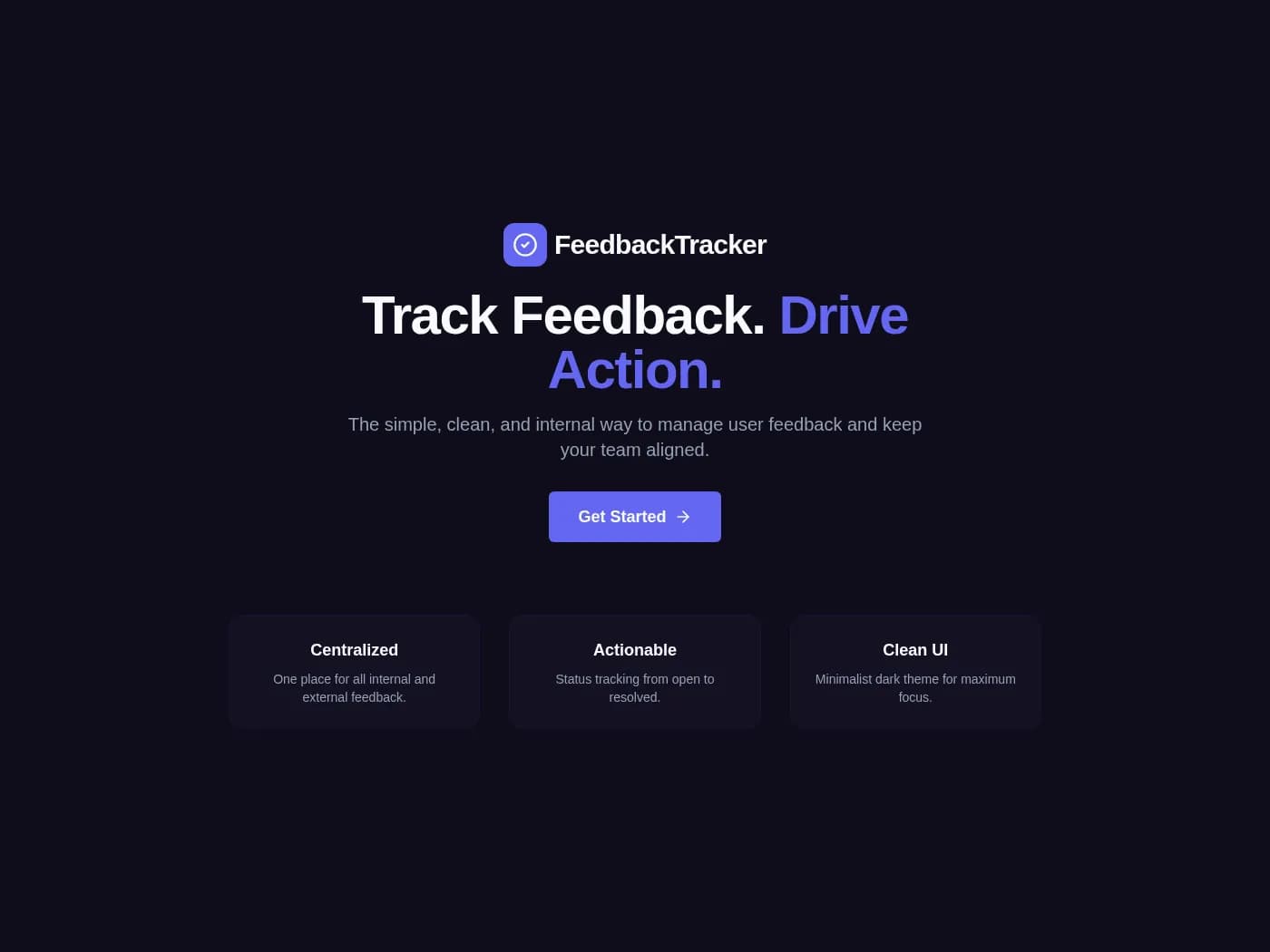 User Feedback Tracker