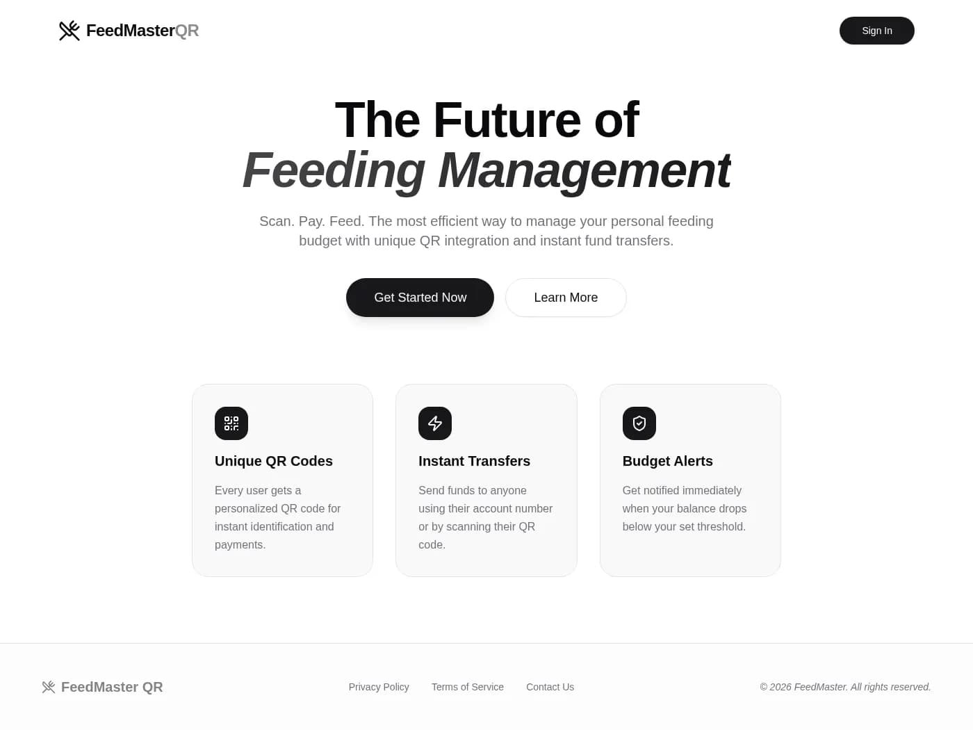 FeedMaster QR