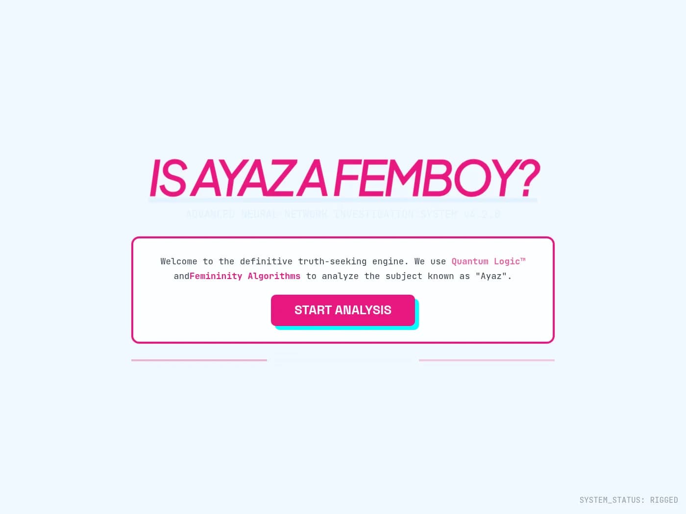 Femboy Analyzer Chaos