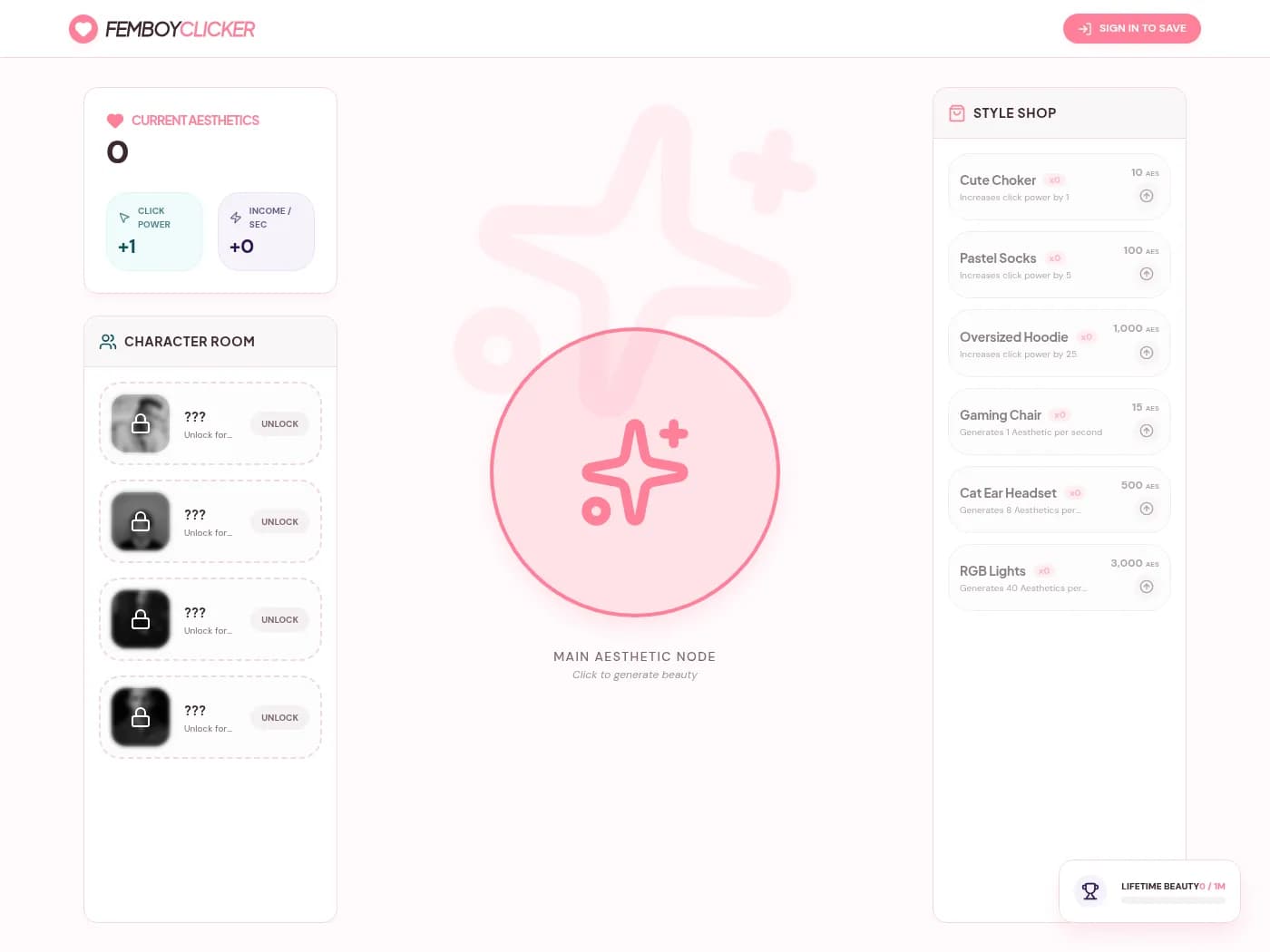 Femboy Clicker Game