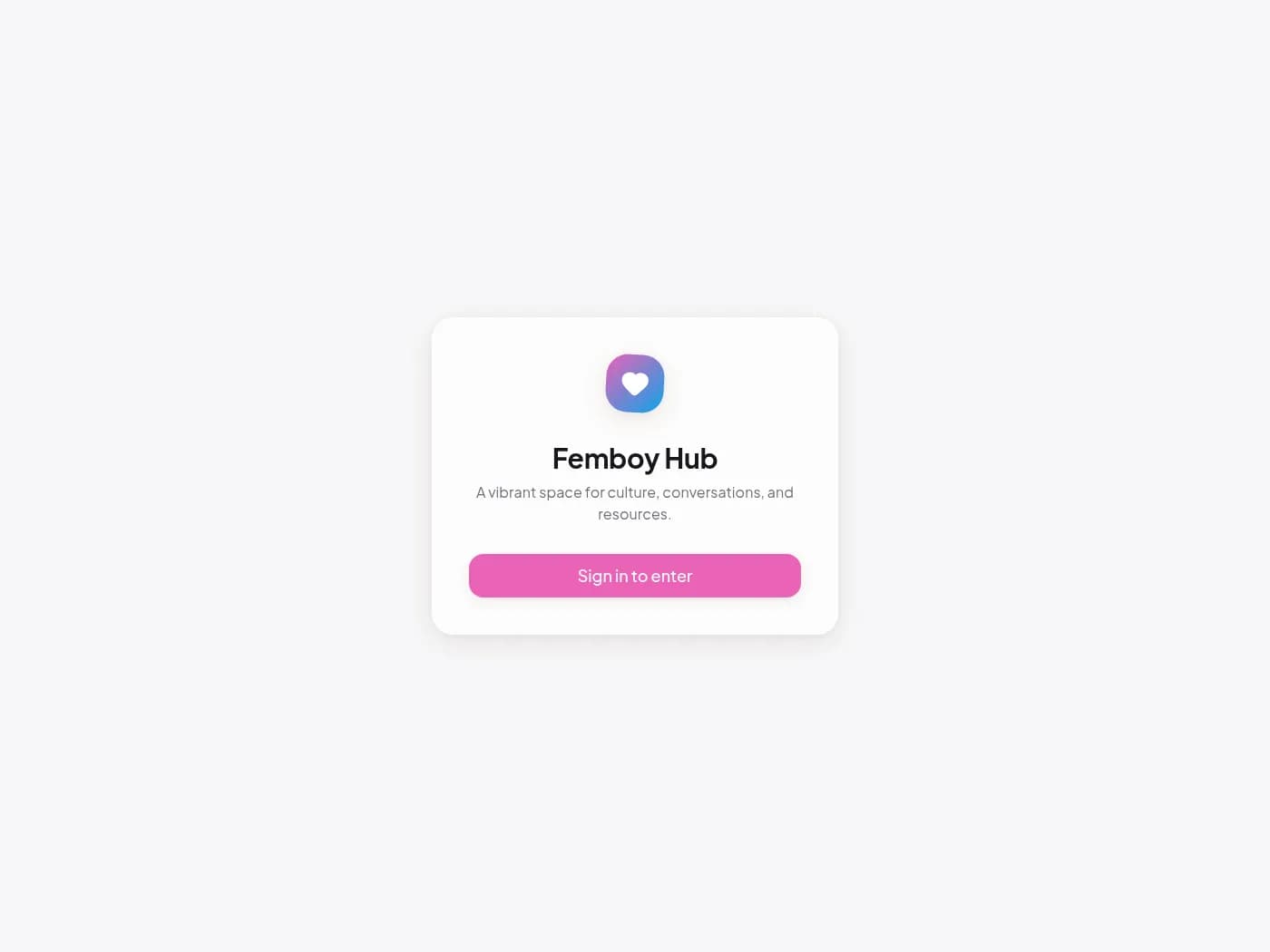 Femboy Community Hub