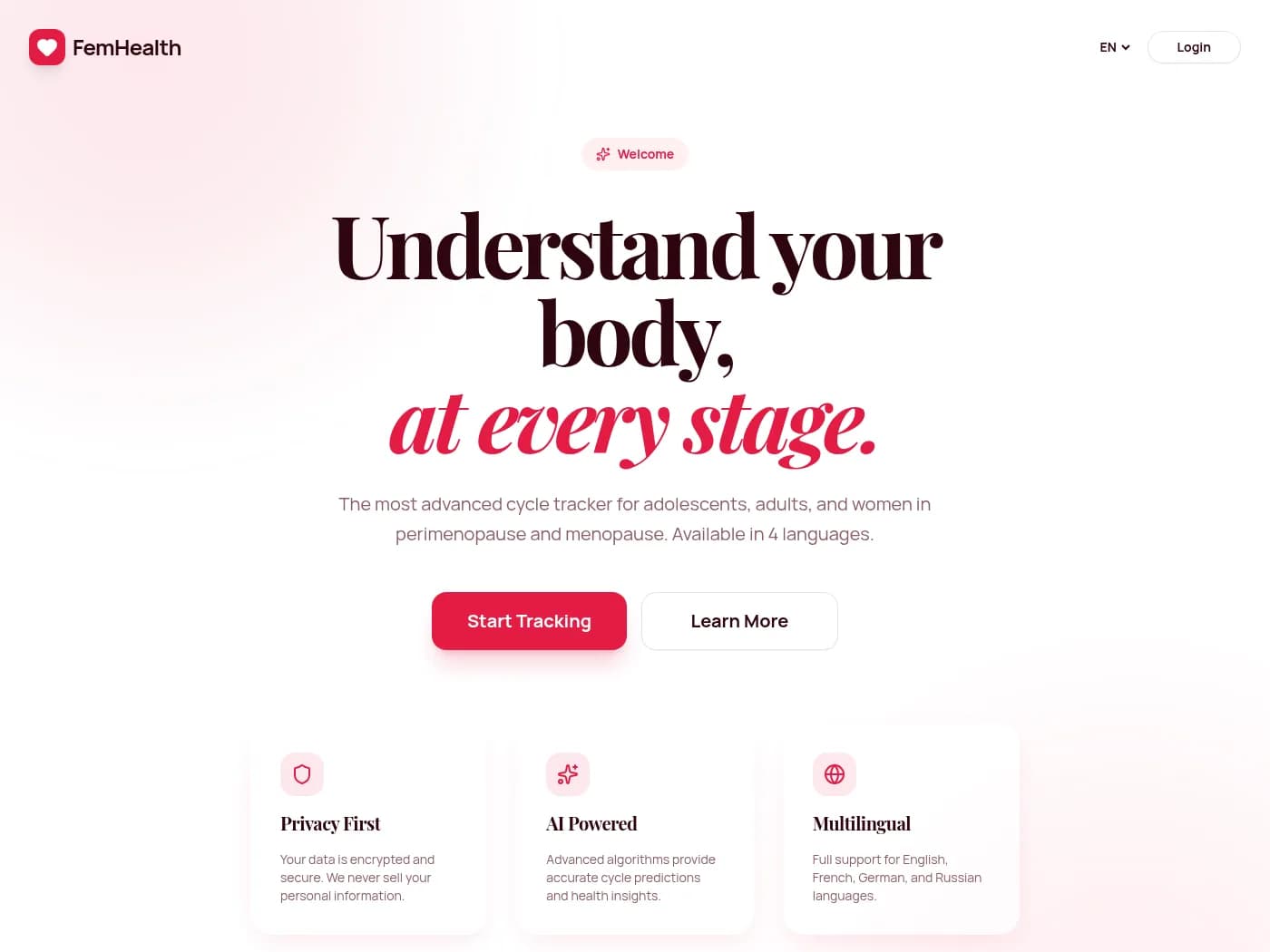 FemHealth Tracker