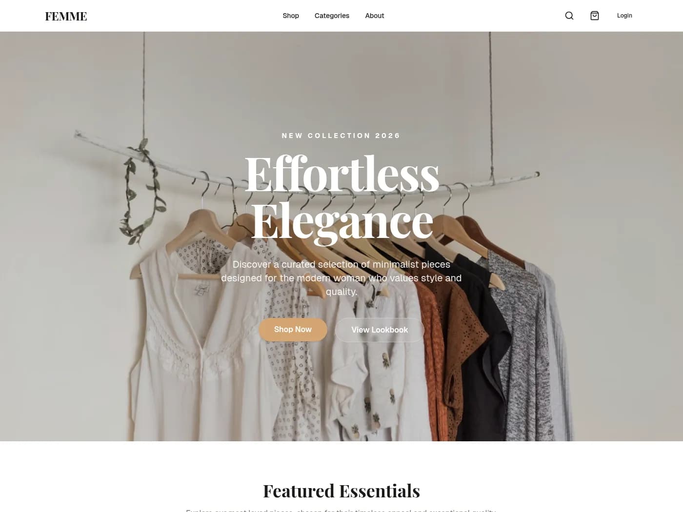 Elegant Femme Storefront