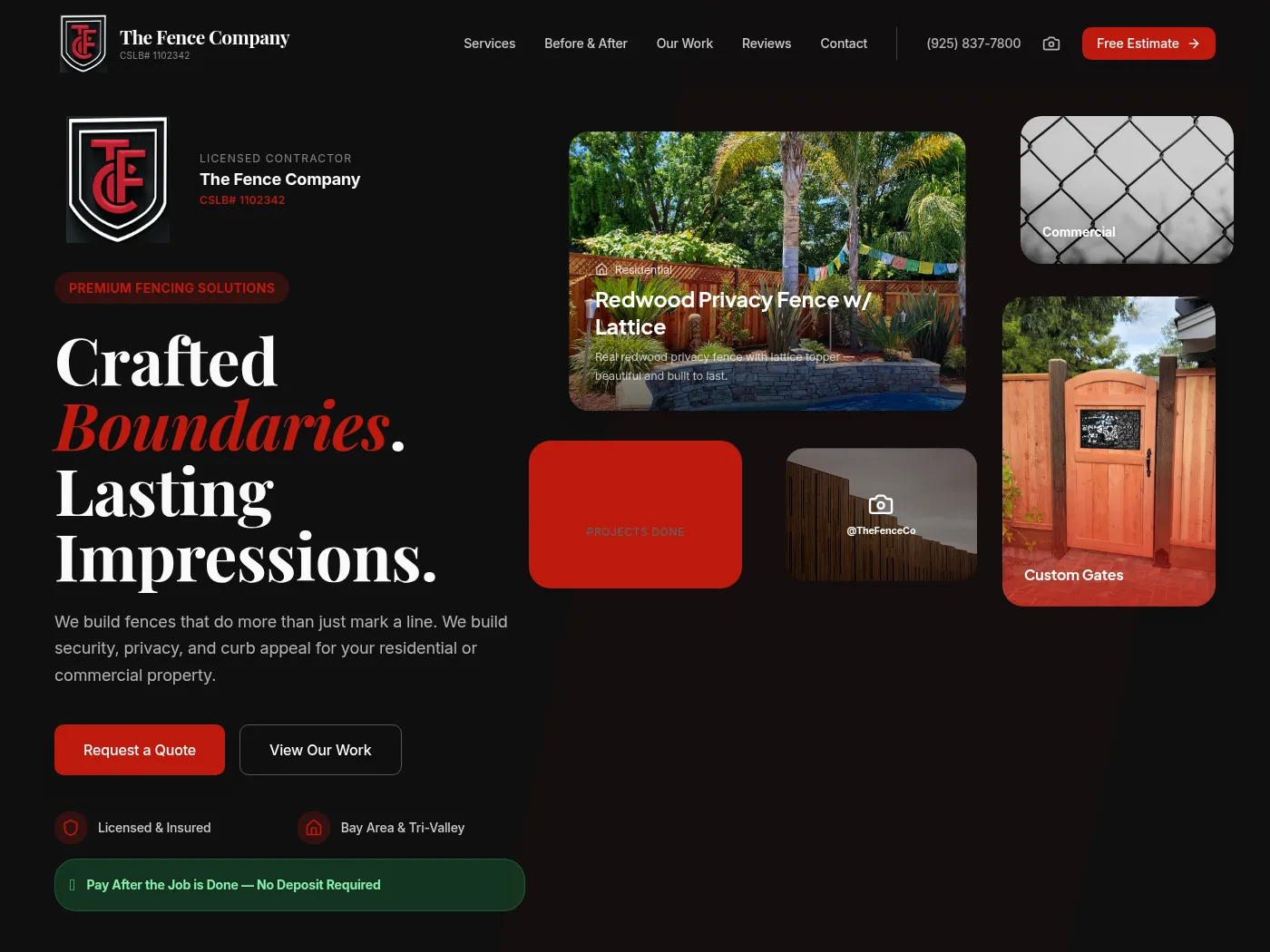 The Fence Company Site