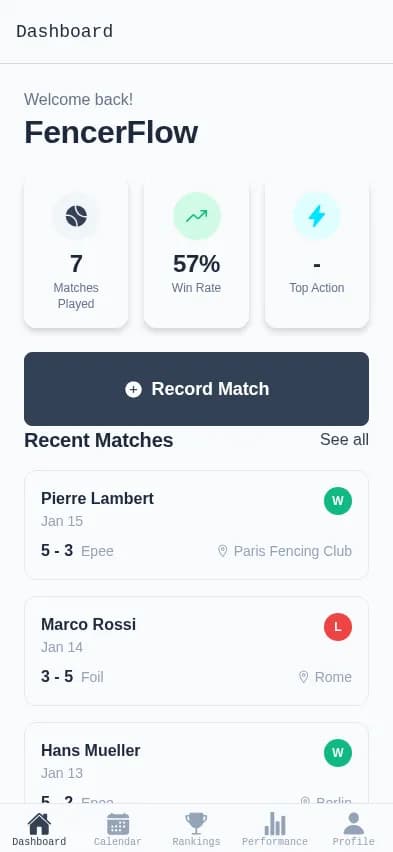 FencerFlow App