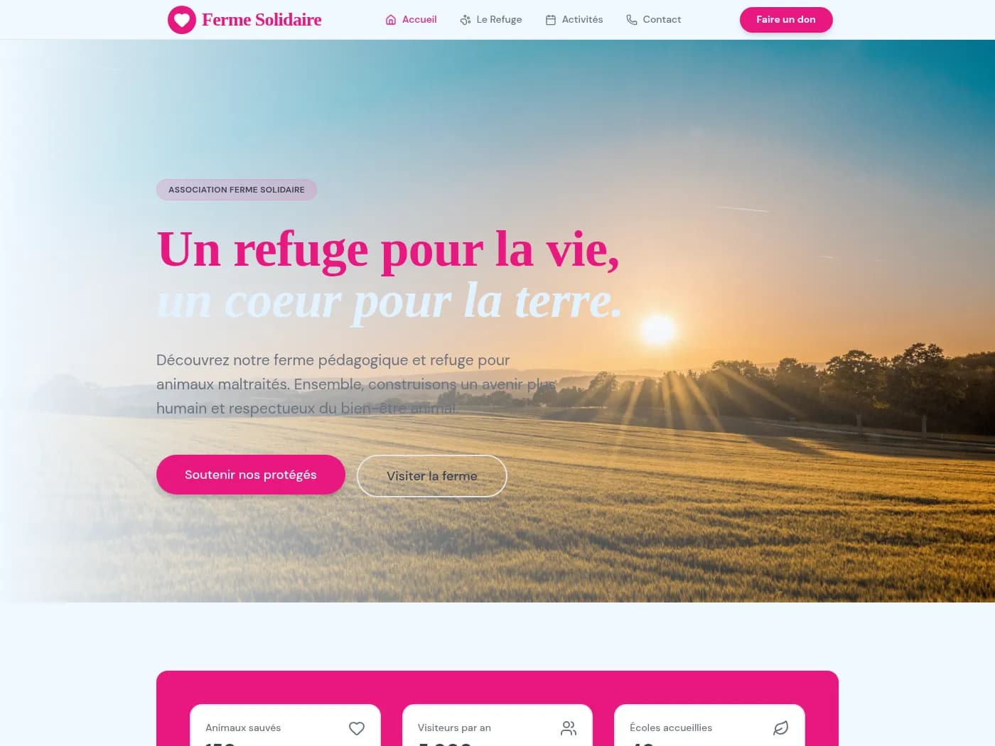 Ferme Solidaire Web