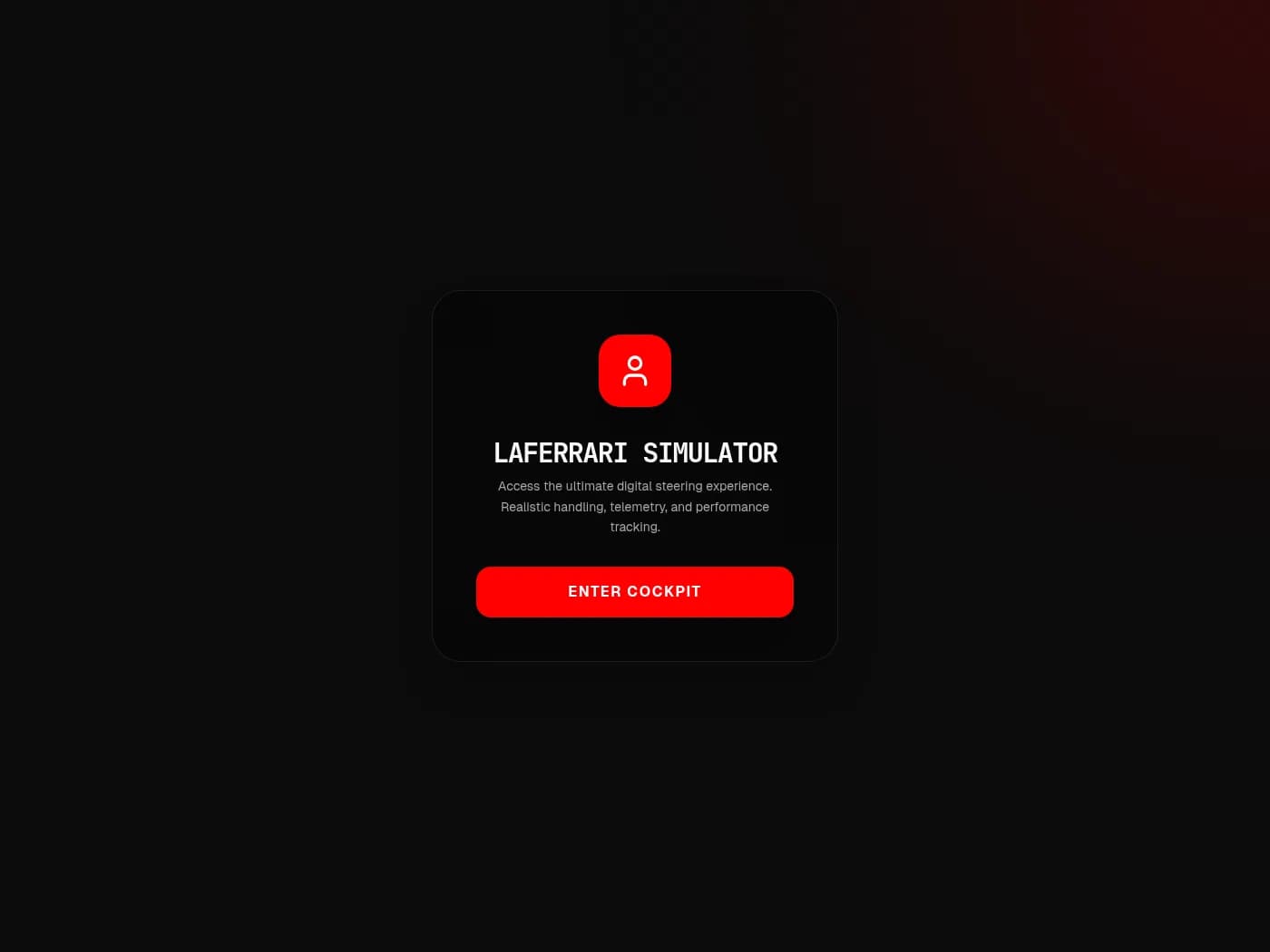 Ferrari Wheel Simulator