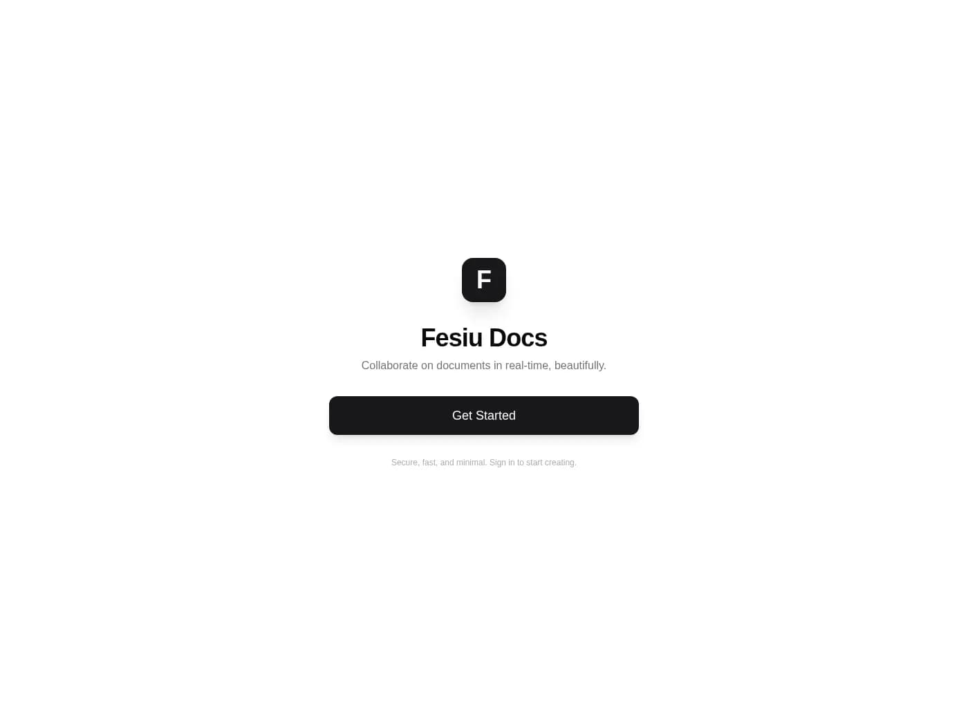 Fesiu Docs Editor