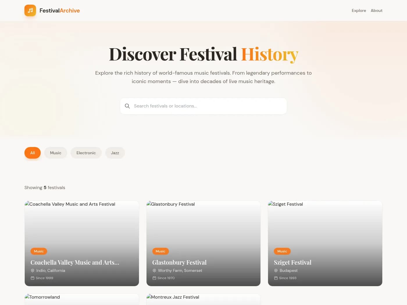 Festival Archive Hub