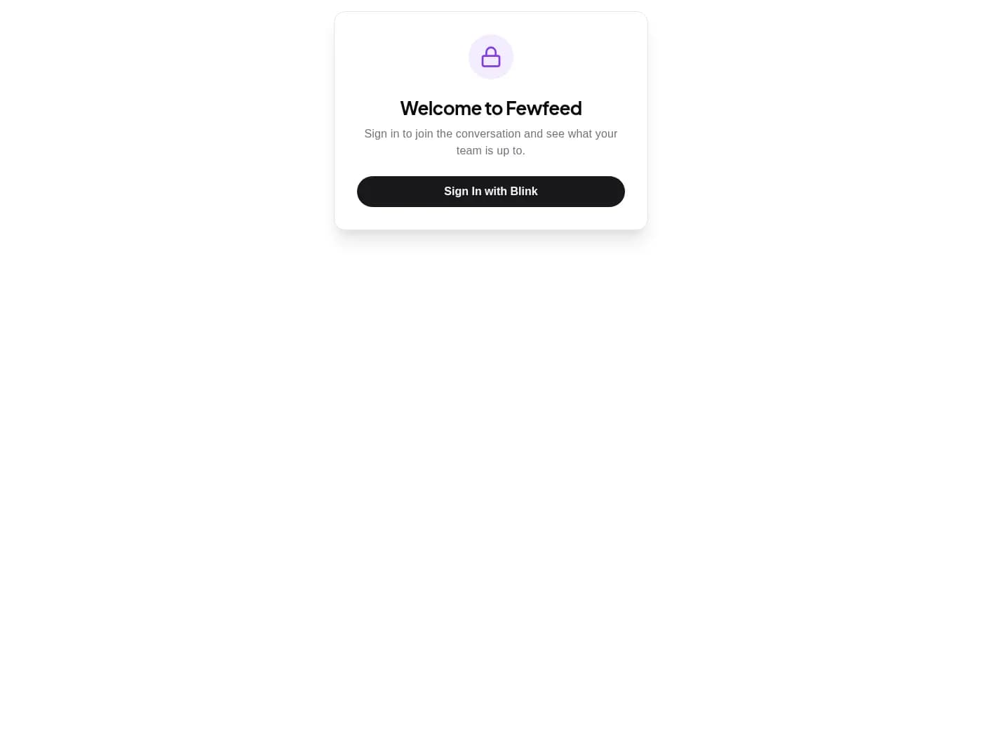 Fewfeed Social Clone