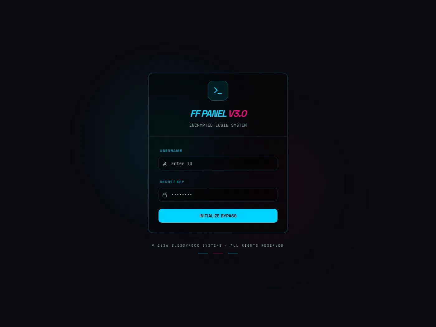 Free Fire Control Panel