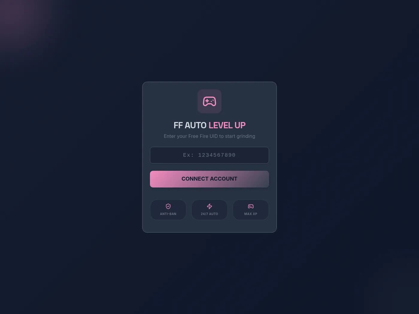 Free Fire Auto Up Bot