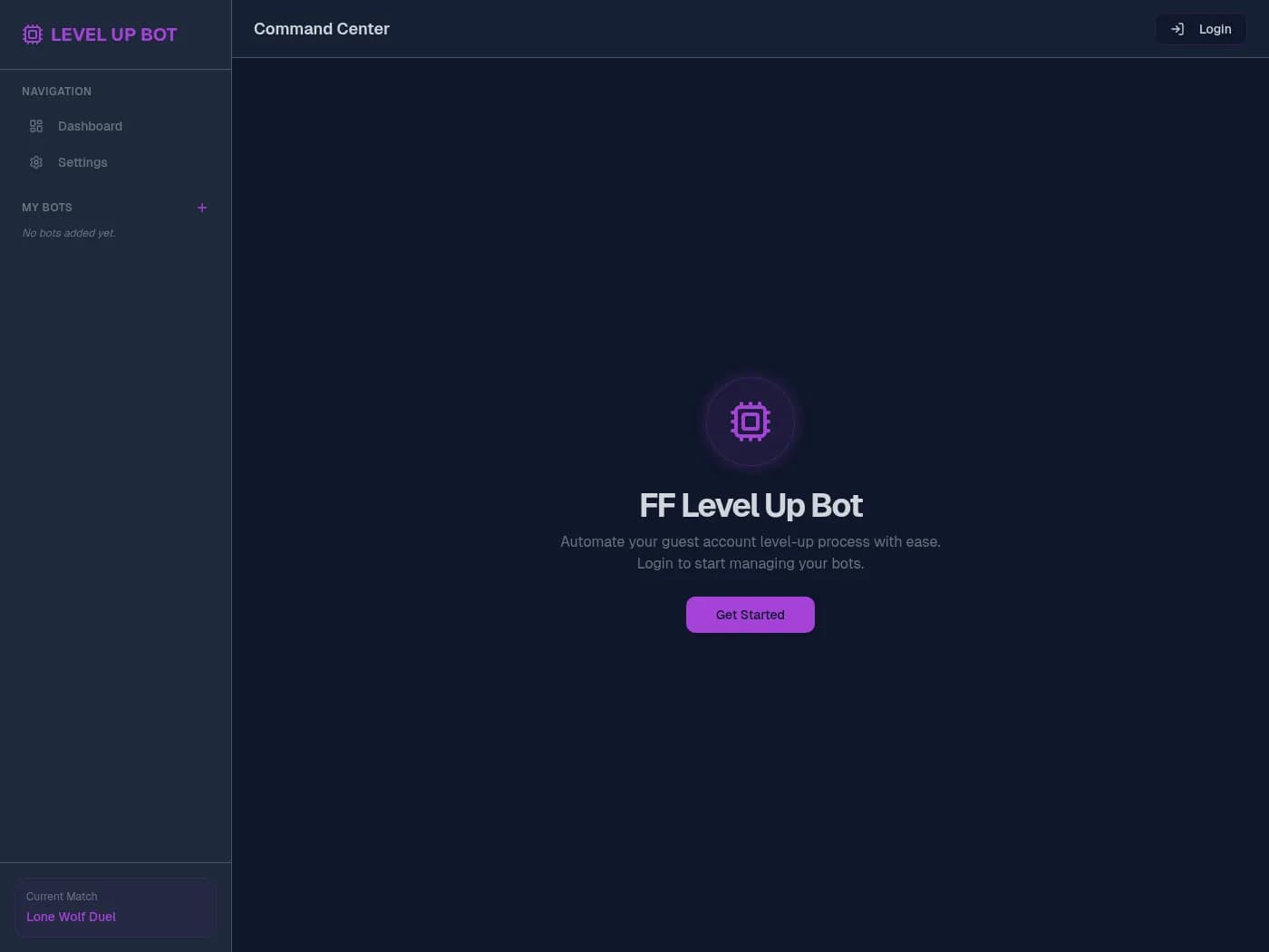 Free Fire LevelUp Bot