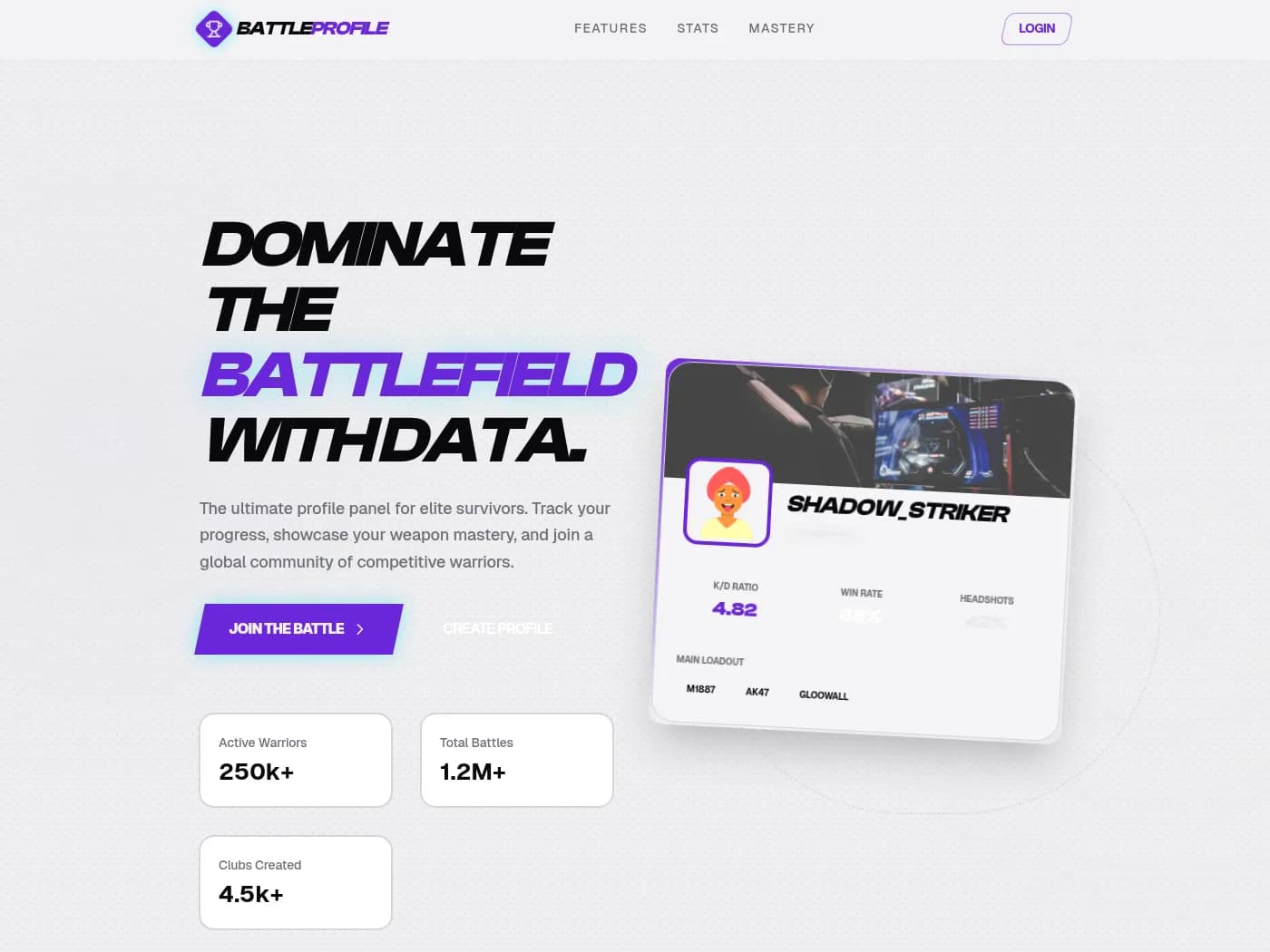 BattleProfile Panel