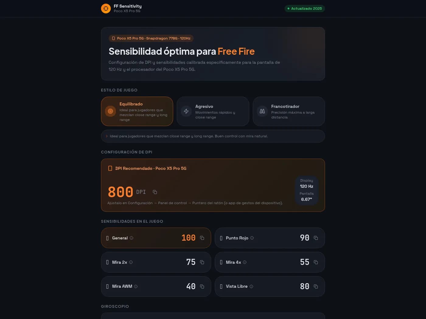 Free Fire Sensitivity Finder