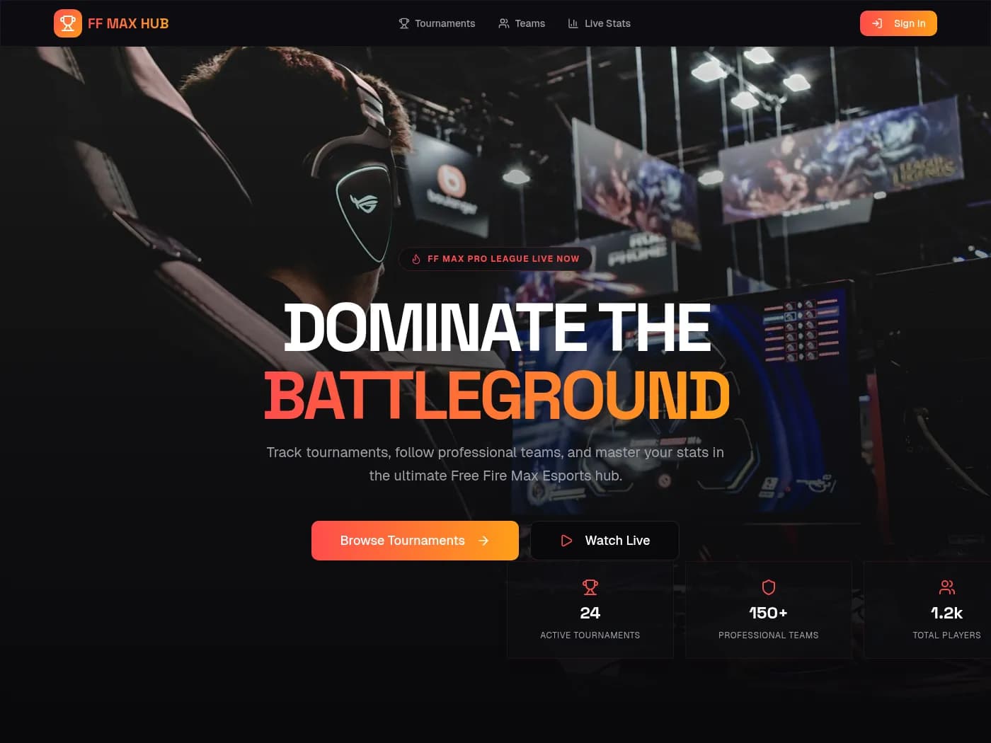 Free Fire Max Esports Hub