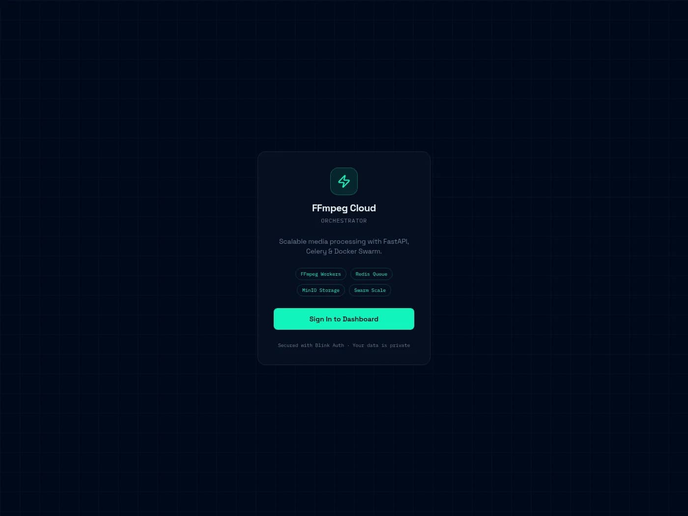 FFmpeg Cloud Orchestrator