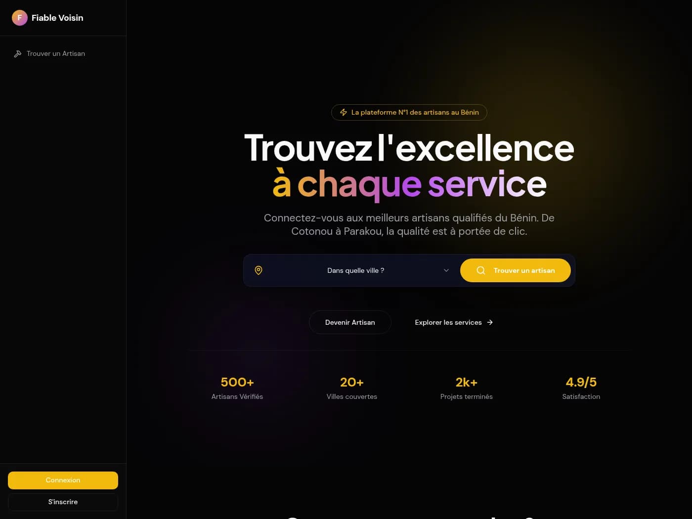 Fiable Voisin Marketplace
