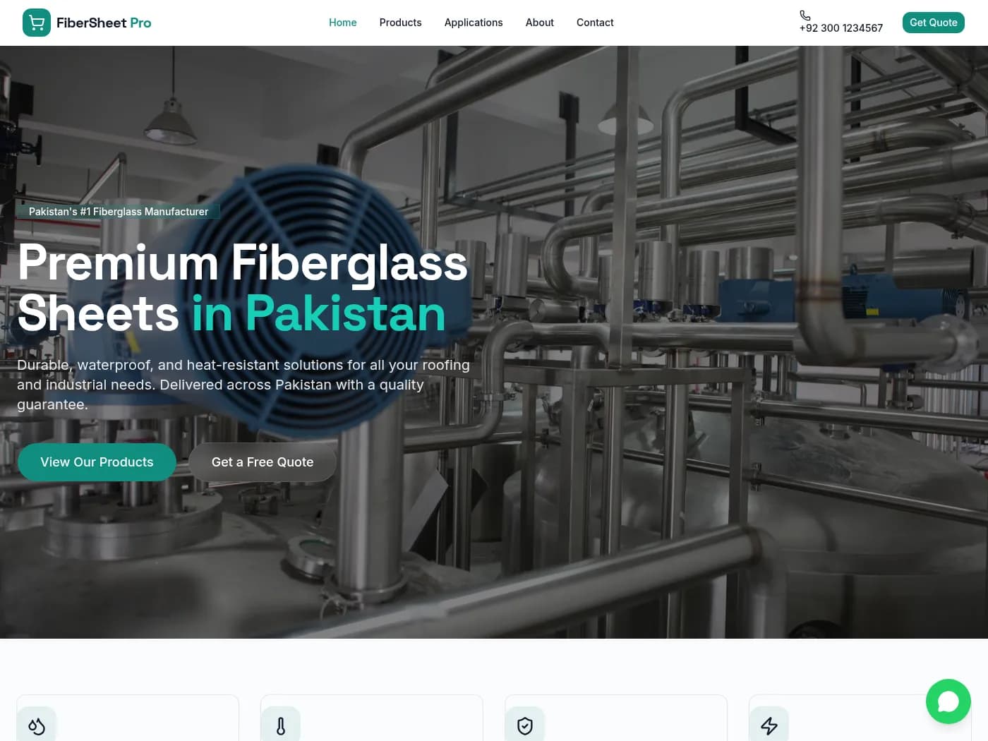 FiberSheet Pro Website