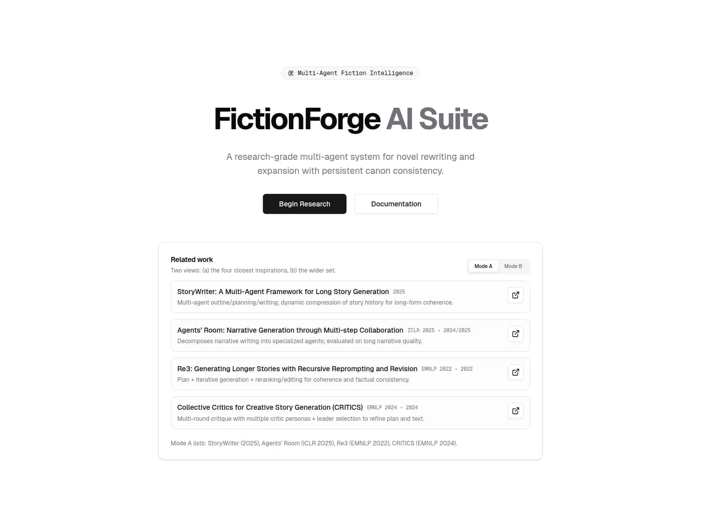 FictionForge AI Suite