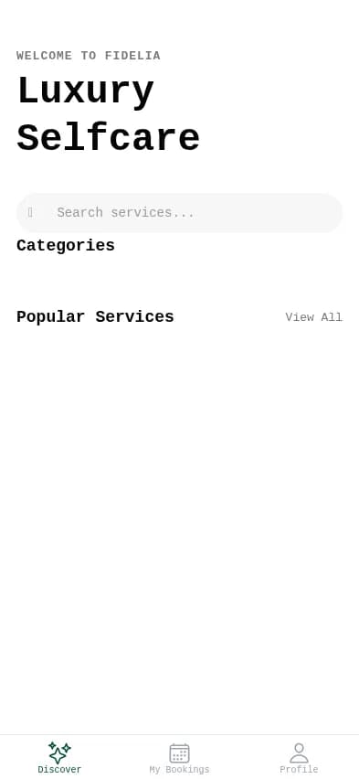 Fidelia Selfcare App