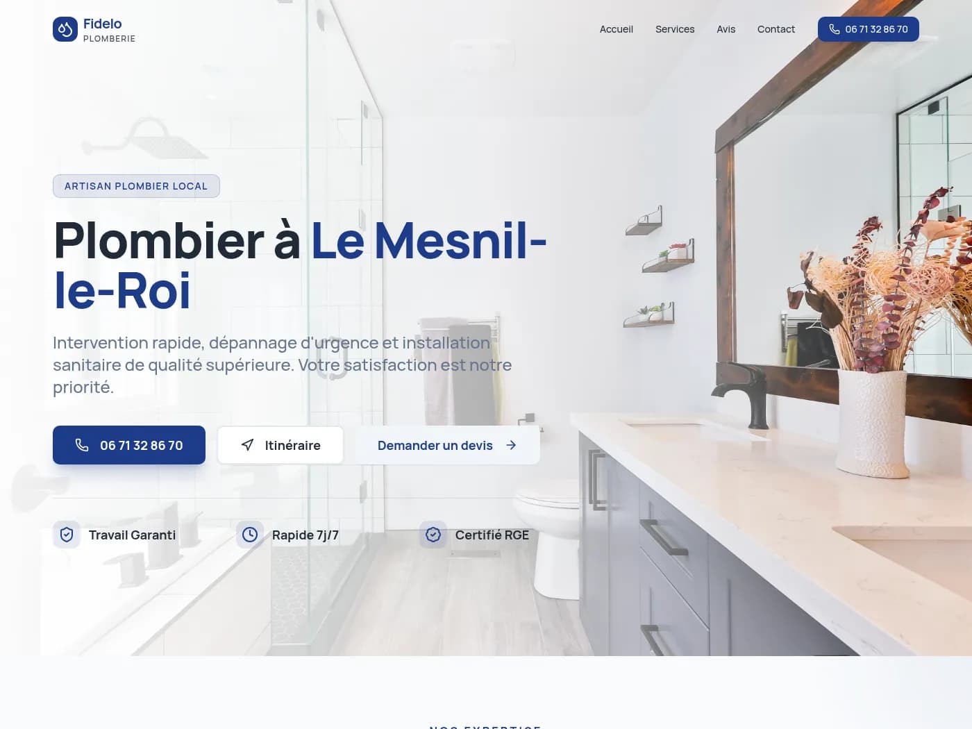 Fidelo Plomberie Web