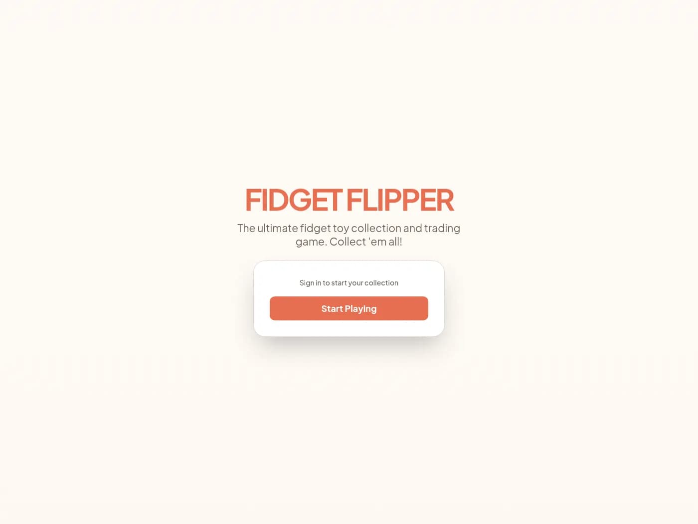 Fidget Flipper Game