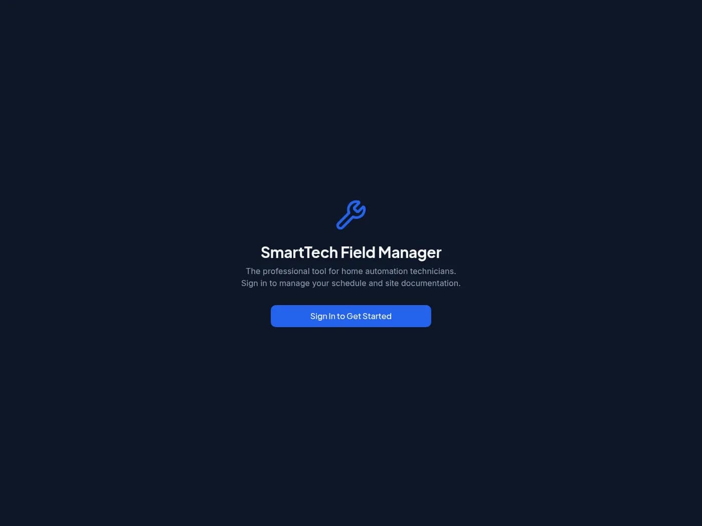 SmartTech Field Manager