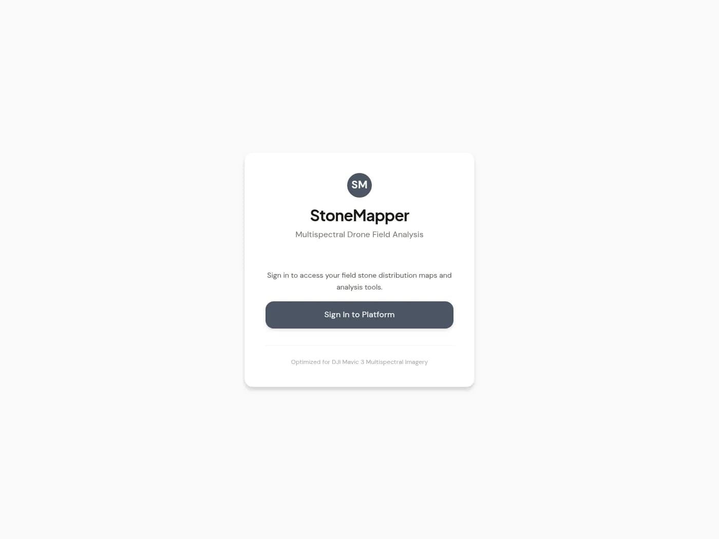 StoneMapper Platform