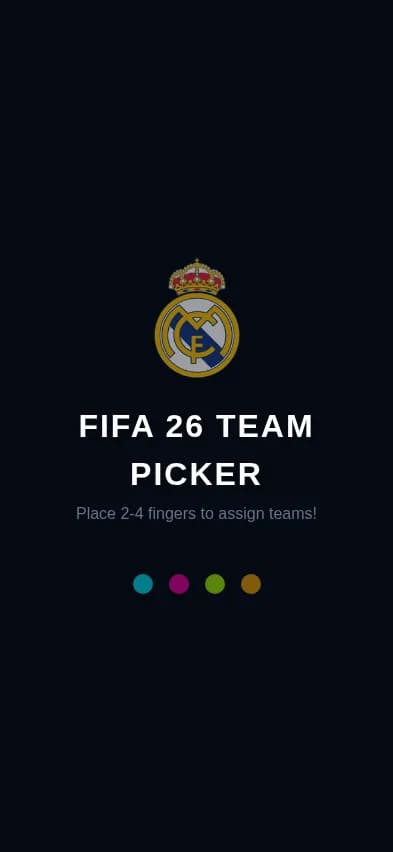 FIFA 26 Team Picker