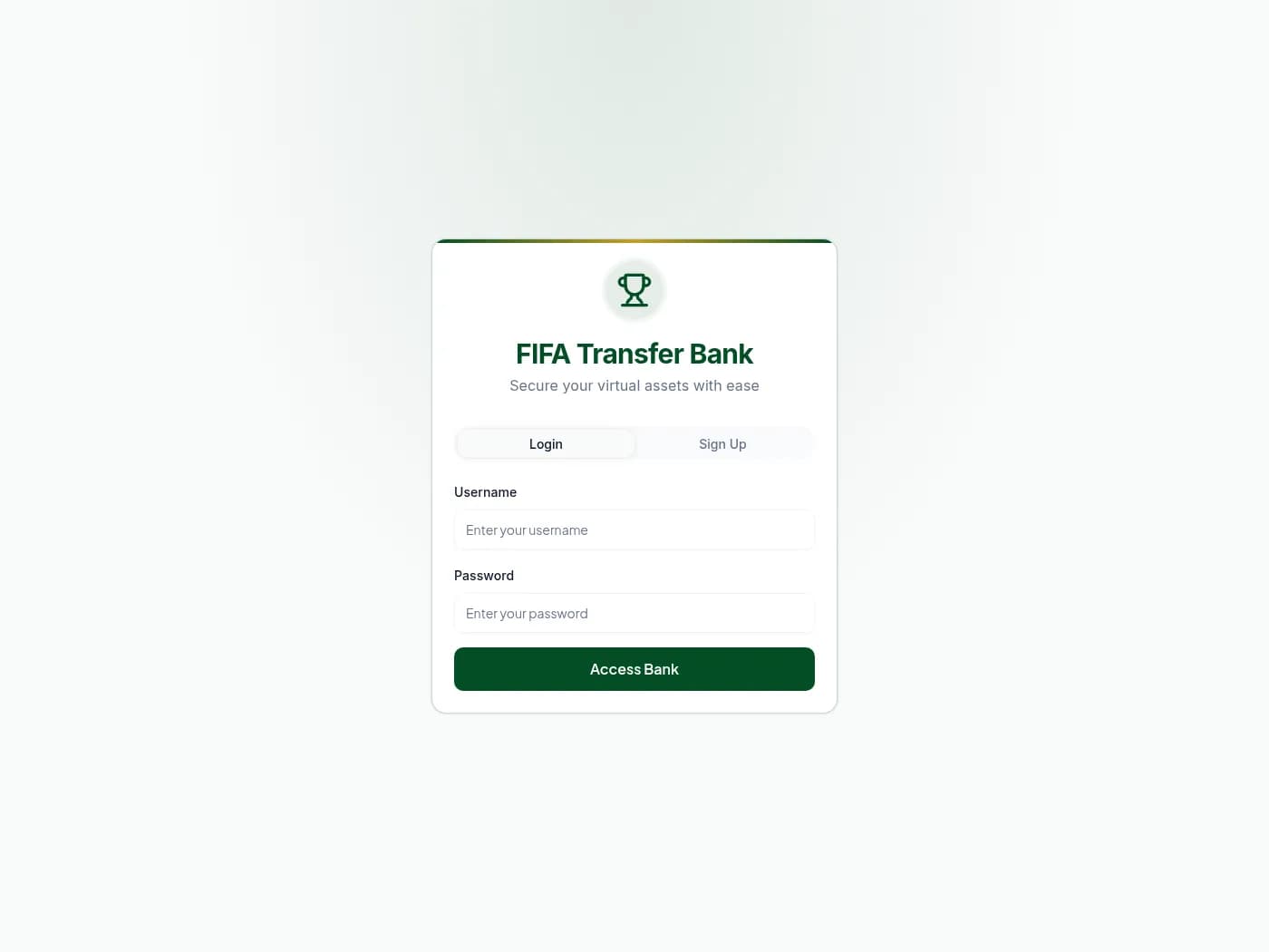 FIFA Transfer Bank