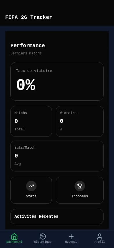 FIFA26 Match Results App