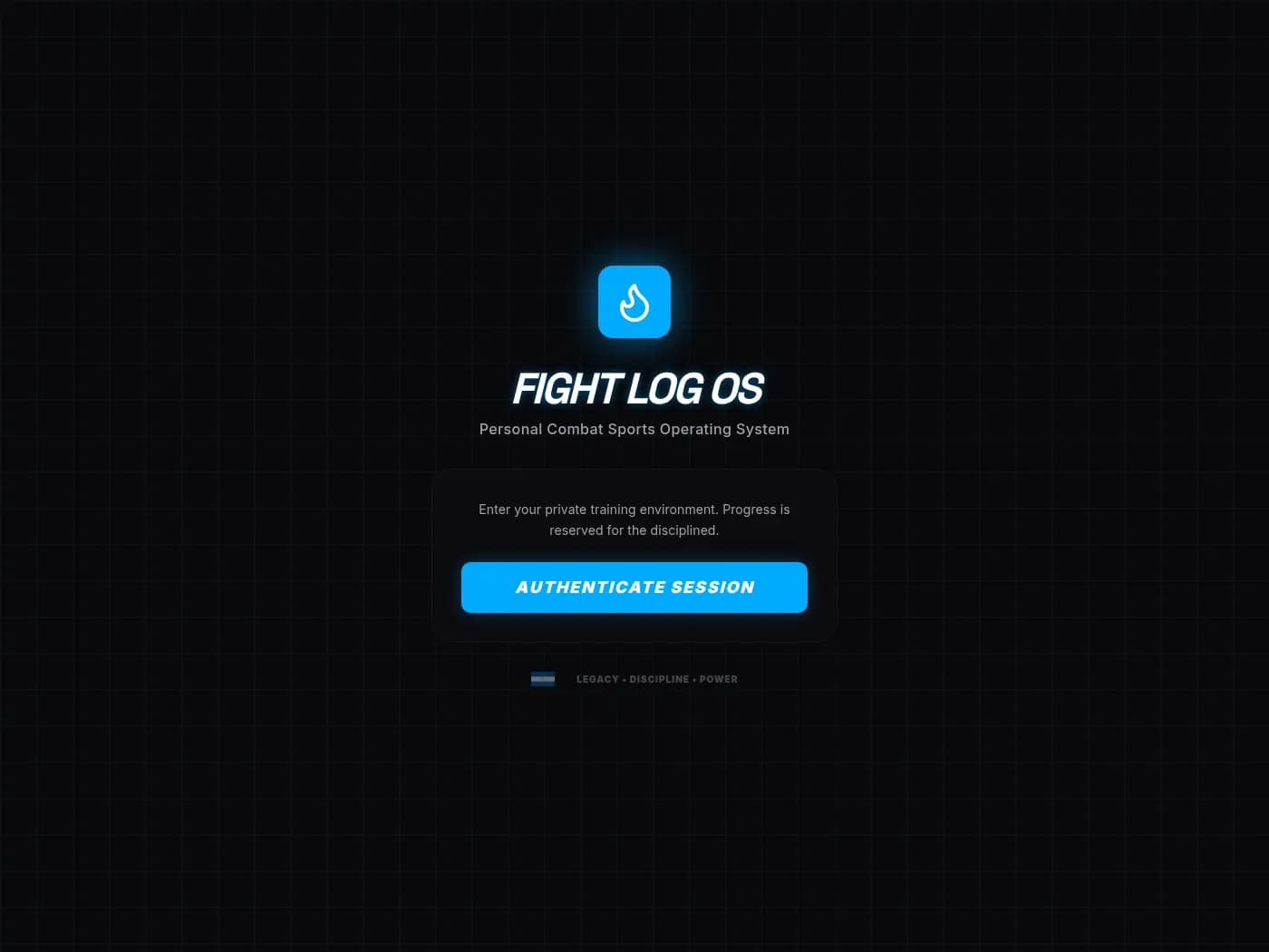 Fight Log OS
