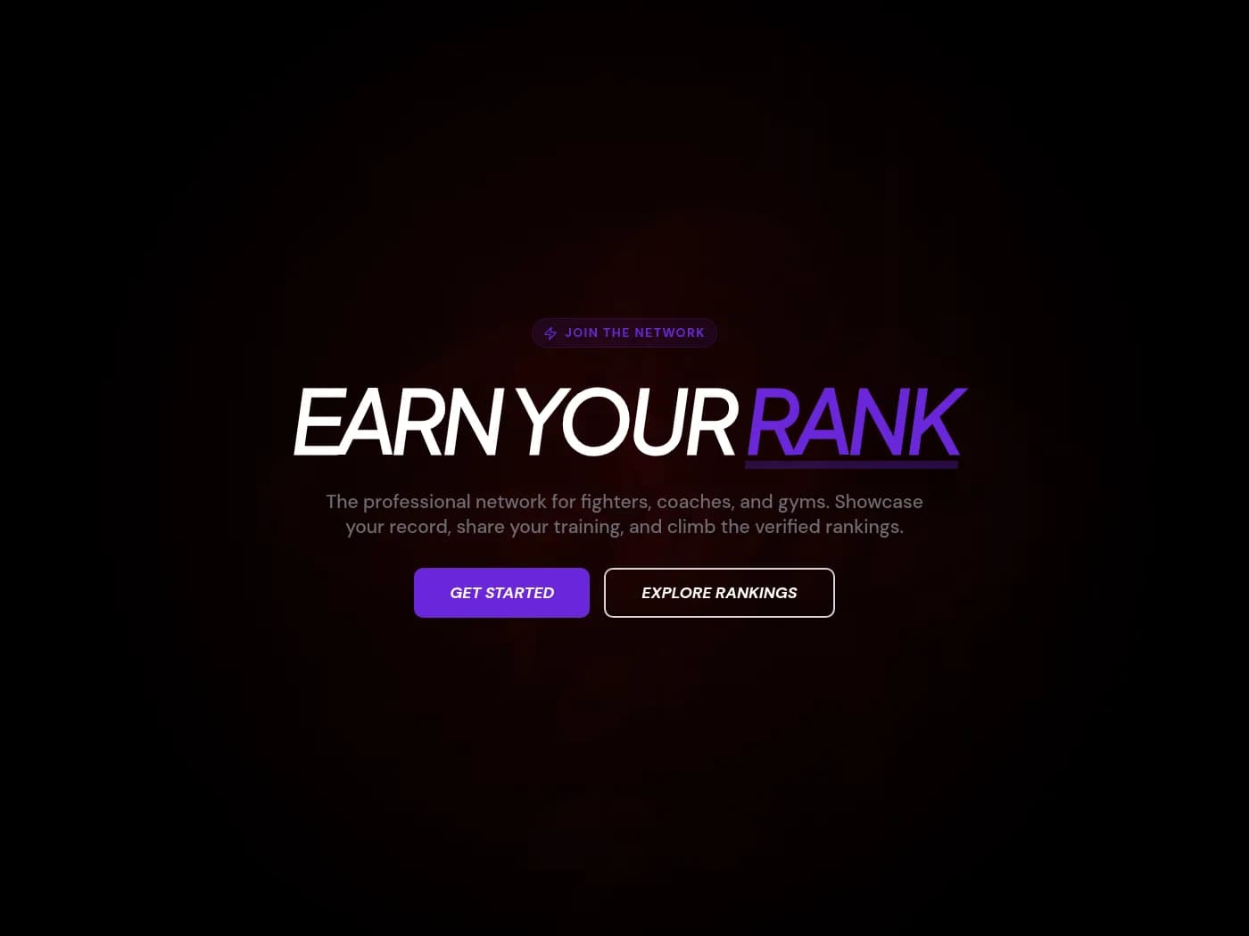 FightNet Social Hub