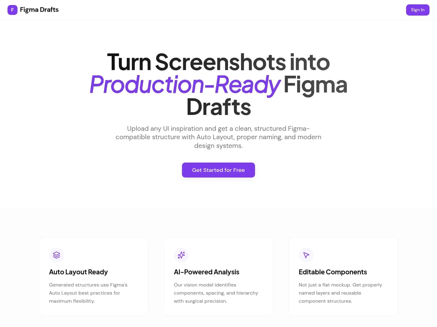 Figma Pro Draft Generator